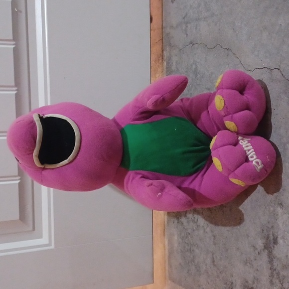 Toys | Vintage Barney Stuffed Talking Stuffed Animal Stuffie | Poshmark